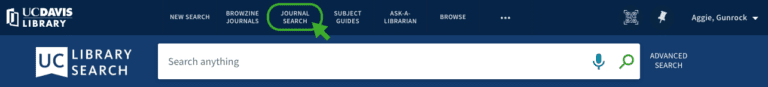 UC Library Search: User Guide & FAQ – UC Davis Library