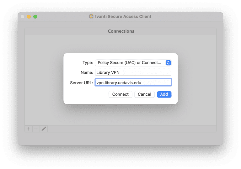 VPN Installation Guide: Mac (3 Steps) – UC Davis Library